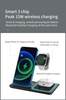 China 3 In 1 Wireless Charging Station For IPhone 14 13 12 11/Pro/Max Private Mold for sale