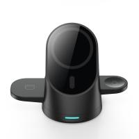 China Intelligent 3 in 1 Fast Charging Station with Strong Magnetic Suction and Qi Function for sale