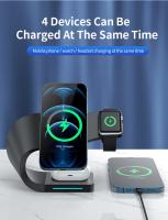 China 4 In 1 Magnetic Wireless Fast Charger Stand With CE ROHS FCC Certification USB Type C for sale