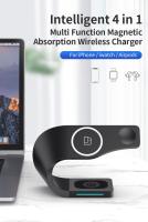 China 4 In 1 Magnetic Wireless Fast Charger Stand With CE ROHS FCC Certification USB Type C for sale