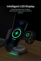 China 4 In 1 Magnetic Wireless Fast Charger Stand With CE ROHS FCC Certification USB Type C for sale