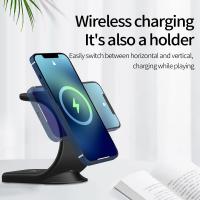 China ABS Material 3 in 1 Magnetic Wireless Charger for iPhone 14 Pro Max and Smart Watch 6 5 for sale