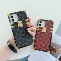 China Soft Cover PU Mobile Phone Case For iPhone 14 13 12 Pro Max All-inclusive Luxury Fashion Designer Quare Case for sale
