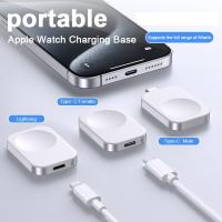 China 5V 1A Output Portable Magnetic Mini Wireless Charger For Smart Watch for sale
