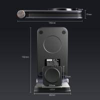 China 15W Aluminum Foldable Holder For Mobile Phones Qi Function And Magnetic Power Charger for sale