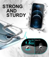 China Private Mold Shockproof TPU PC Clear Phone Case for iPhone 12 Samsung Huawei for sale