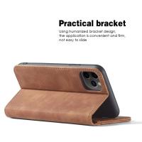 China Stylish Magnetic Flip Cover PU Leather TPU Holder Mobile Phone Case for iPhone12 Pro for sale