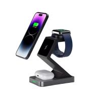 China Airpods Qi-Enabled Devices Magnetic type c wireless charger Multi Functional for sale