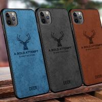 China BROWN PU Elk Leather Phone Case Cover For IPhone HUAWEI SAMSUNG Scratch-proof Function for sale