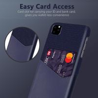 China Shockproof Custom Logo Card Wallet Mobile Cover for iPhone 11 Pro Max No Special Craft for sale