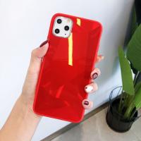 China Custom Blue TPU Acrylic Shockproof Cover For Iphone 11 Pro Max Mobile Cell Phone Case for sale