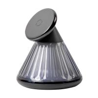 China Desktop Deco 15W Night Light Magnetic Wireless Car Charger With Sleep Light Black Output 9V 2A for sale