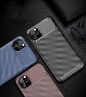 China Function Protect Mobile Phone TPU Case Carbon Fiber Brushed for iPhone 11 Pro Max for sale
