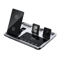 China Black Fast Wireless Charger With 15W Maximum Output Power And Smart Touch Control for sale