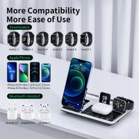 China Black Fast Wireless Charger With 15W Maximum Output Power And Smart Touch Control for sale