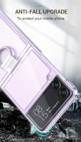 China Applicable Model Galaxy Z Flip3 5G Smartphone Cover With Metal Ring Holder for sale