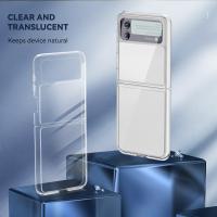 China Wireless Charge Supported Customize Phone Cover For Samsung Galaxy Z Flip 3 Transparent Cover for sale