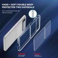 China Wireless Charge Supported Customize Phone Cover For Samsung Galaxy Z Flip 3 Transparent Cover for sale