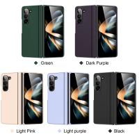 China 5G Fashion PC Protective Phone Case Samsung Zfold 5 With Flip Stand And Black Color for sale