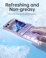 China Anti Drop Electroplate PC Cover Samsung Zflip5 Foldable Screen Mobile Phone Case for sale