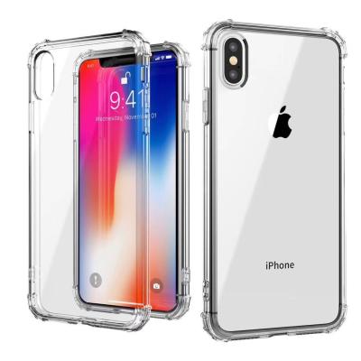 China 1mm TPU Back Case Transparent Clear Phone Case For IPhone XS XR Max for sale