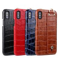 China Samsung Applicable Models Elegant Genuine Leather Hand Mobile Phone Case for iPhone XS for sale