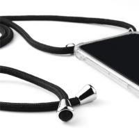 China Transparent TPU PC Acrylic Crossbody Strap Mobile Phone Case Iphone X Xs Sports Style for sale
