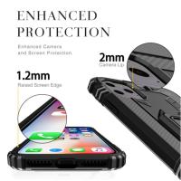 China iPhone XI Carbon Fiber Ring Magnetic Car Mount Protection Cover Back Cover Phone Case for sale