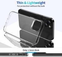 China High Quality Transparent 15 Pro MAX Cover For iphone 15 Plus TPU PC Clear hard Acrylic phone case for sale