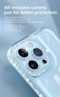 China 14 Mini Clear Cell Phone Cases for iPhone 14 Pro Max TPU Support Wireless Charge for sale