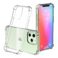 China Transparent TPU Clear Cell Phone Case for iPhone 14 15 16 Pro Max Waterproof and Fashion Element Solid Color for sale