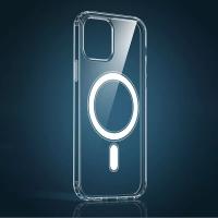 China Universal Transparent Mobile Phone Cases Shockproof Magnetic Clear Phones Cover For Iphone Xr 11 12 13 14 Phone Case for sale