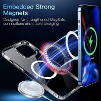 China Universal Transparent Mobile Phone Cases Shockproof Magnetic Clear Phones Cover For Iphone Xr 11 12 13 14 Phone Case for sale