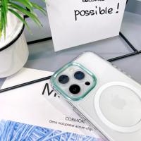China Shockproof Slim Magnetic Phone Cover for iPhone 14 Pro Max Clear Transparent Design for sale