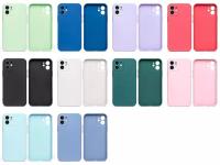 China Mobile Phone Cases Frosted Rubber Shockproof Matte Soft Tpu Liquid Silicone Back Cover For Iphone 13 14 Pro Max for sale
