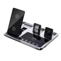 China Wireless Charging Dock for Earphone and Watch ABS Shell 9V/12-4A Output Station for sale