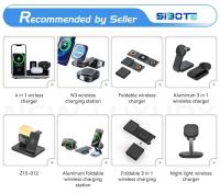 China Phone Watch and Earpods Wireless Charger Stand 4 in 1 with 5W/3W/15W Output for sale