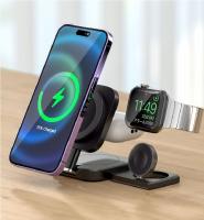 China 3In1 Private Mold Magnetic Wireless Charger for Phone Earphone Smart Watch for sale
