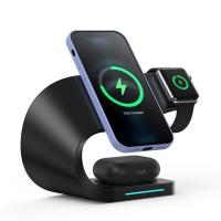 China 4 In 1 Magnetic Absorption Wireless Charger with 15W Fast Charging and Logo Service for sale