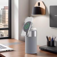 China 3 in 1 Wireless Charger with HD BT Speaker and LED Warm Light QC3.0 Function Output 5W/7.5W/10W/15W for sale