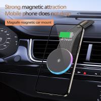 China Wireless Car Charger Phone Holder for iPhone 15 14 13 12 Pro Plus Max Charging Frequency 110-205KHZ for sale