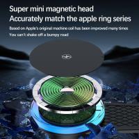 China Wireless Car Charger Phone Holder for iPhone 15 14 13 12 Pro Plus Max Charging Frequency 110-205KHZ for sale