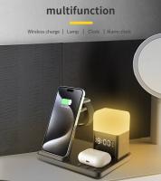 China OCP Protection 6 In 1 Foldable Wireless Charger Stand for Phone Watch and Earphone for sale