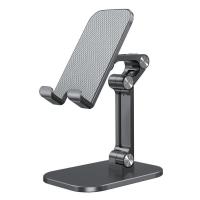 China Foldable Lazy Smart Desk Cell Phone Holder For iPad Tablet Mobile Aluminum Alloy Desktop Phone Stand Lightweight and Durable Design for sale