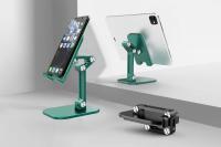 China Foldable Lazy Smart Desk Cell Phone Holder For iPad Tablet Mobile Aluminum Alloy Desktop Phone Stand Lightweight and Durable Design for sale