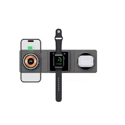 China Foldable 3-1 Wireless Charger Station for Multi Device Smart Charging for sale