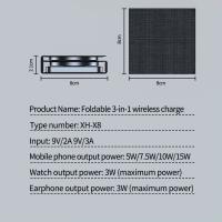 China 15W Fast Magnetic Wireless Charger with 6.5V-9V/2A Output Voltage and Protection OTP for sale