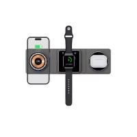 China Foldable 3 in 1 Wireless Charger 6.5V-9V/2A Output Voltage and Current for Travel for sale