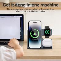 China 15W Multifunction Fast Charger 3 In 1 Wireless Charger For Iphone 15 14 13 12 Pro Max for sale