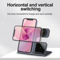 China 15W Multifunction Fast Charger 3 In 1 Wireless Charger For Iphone 15 14 13 12 Pro Max for sale